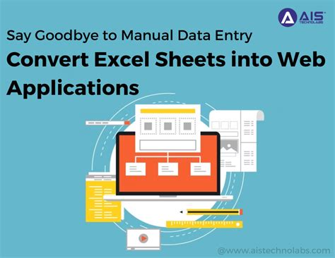 say goodbye to manual data entry convert excel sheets into web applications