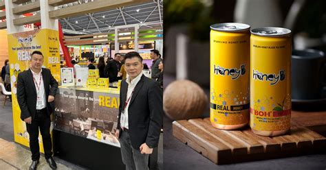 HoneyB Malaysian Halal Sparkling Natural Honey Canned Drink