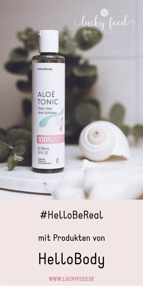 Hellobereal Mit Produkten Von Hellobody Flüssiges Peeling Mit Aha Beauty Peeling