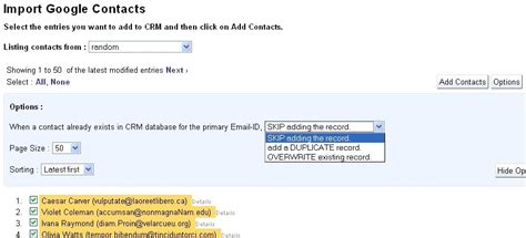 IFreeTools Blogs Importing Google Contacts Into CRM Database Is Now Supported