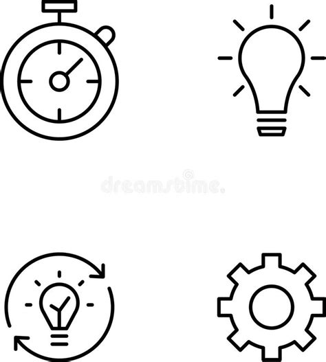 internet of things icon set iot symbols design smart device industry