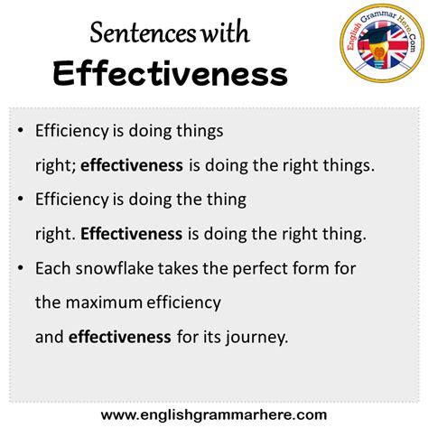 Sentences With Effectiveness Effectiveness In A Sentence In English Sentences For