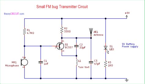 Radio Frequency Transmitter Circuit Diagram Circuit Diagram