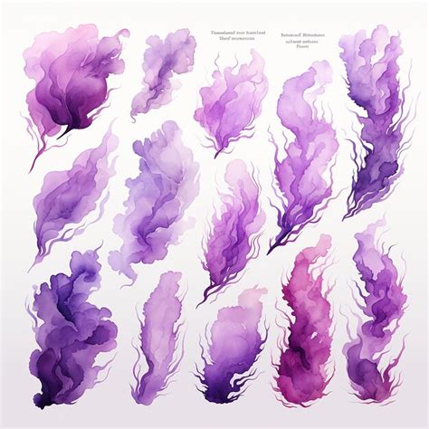 Premium Photo Purple Hues In Watercolor Background Images In A 11