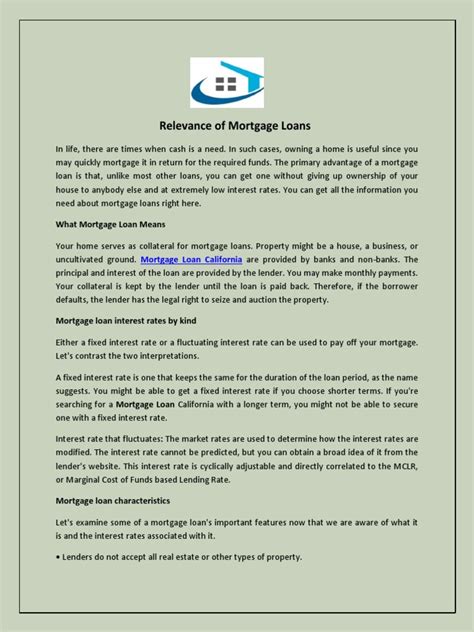 Mortgage Loan Calculator Pdf Loans Mortgage Loan