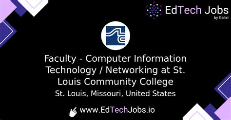 Faculty Computer Information Technology Networking At St Louis