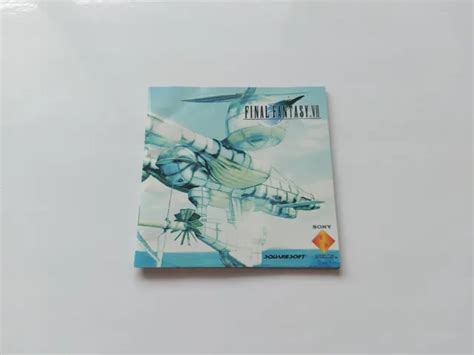 Final Fantasy Vii 7 Ps1 Manual Only No Game Playstation 1 Instruction Final Fantasy Vii 7 Ps1 Manual Only No Game Playstation 1 Instruction