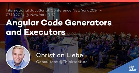 Angular Code Generators And Executors Thinktecture Ag