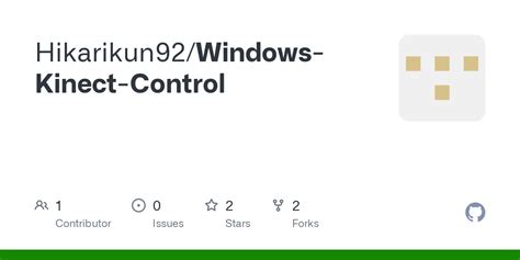 Github Hikarikun Windows Kinect Control