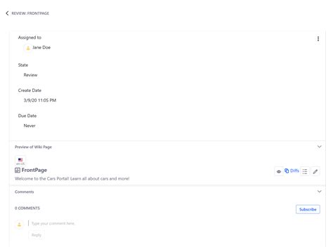 Reviewing Assets Liferay Learn