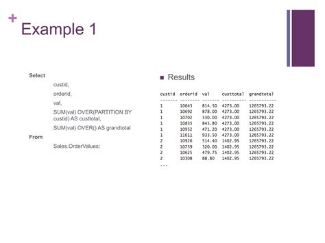 Window Aggregate Functions Ppt Free Download