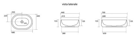 Kerasan 460601tk F10 Umywalka 71x44 Nablatowa Owalna Bianco Tech Umywalki