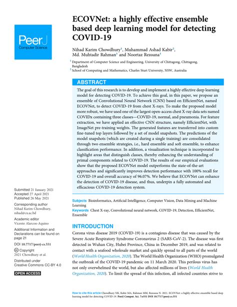 pdf ecovnet a highly effective ensemble based deep learning model