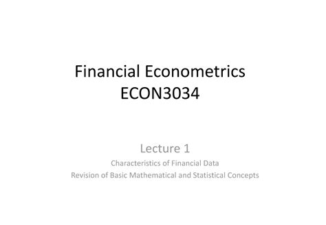 Econ3034 Lecture Week1 Warning Tt Undefined Function 32 Warning