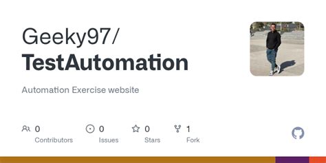 Github Geeky97testautomation Automation Exercise Website Mahmoud