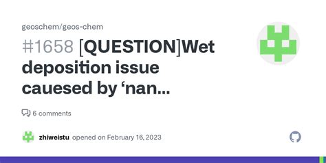 [question]wet deposition issue cauesed by ‘nan concentration and ‘step
