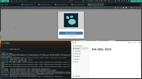 Invalid When Attempting To Log In On Non Flatpak App Issue Logseq Logseq Github