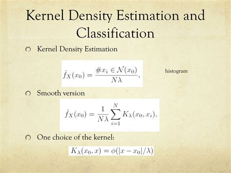Ppt Lecture 7 Kernel Smoothing Methods Powerpoint Presentation Free Download Id2532561
