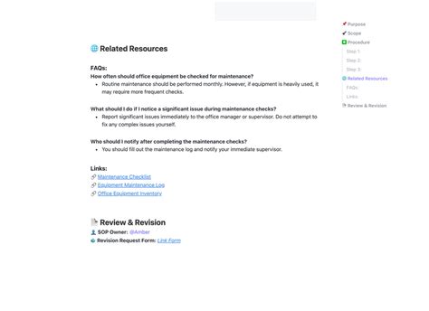 SOP Template Template By ClickUp