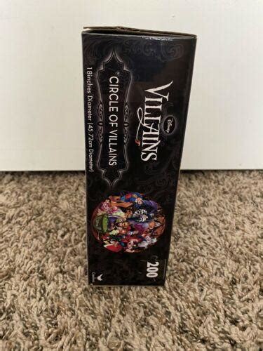 Disney Villains Puzzle 200 Pieces Circle Of Villains 3d 3243136701
