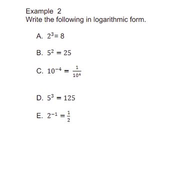 Answered Example 2 Write The Following In Bartleby