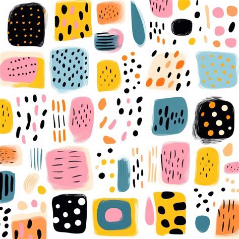 Modern Abstract Pattern Seamless Wallpaper Texture Design Premium Ai