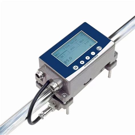 portable external clamp liquid external ultrasonic flow meter dn15 dn40