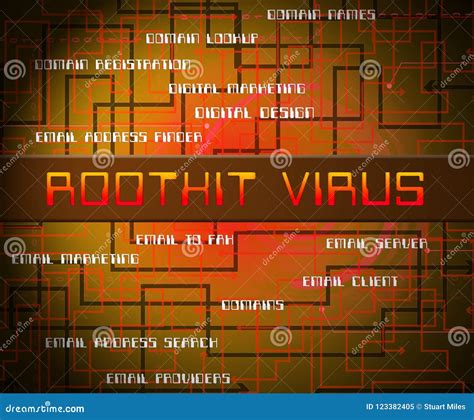 Rootkit Virus Cyber Criminal Spyware 2d Illustration Stock Illustration Illustration Of Virus