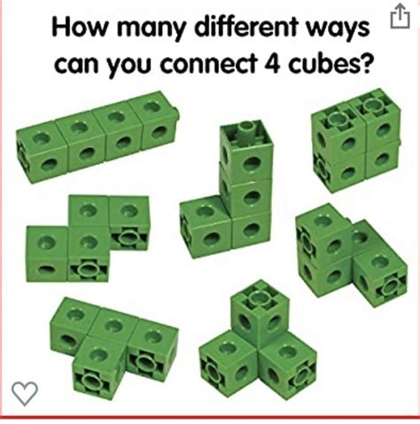 Counting Cubes Math Activity