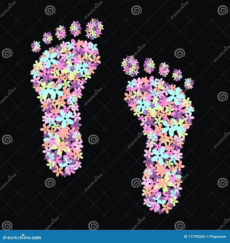 Flower Feet Stock Vector Illustration Of Event Cover