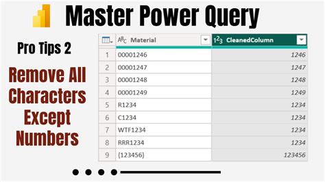Remove Textcharactersspecial Characters In A Single Step Master Power Query Pro Tips 2 😎
