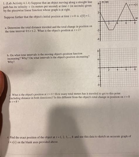 Solved 1 Msec L Itt Yv0 1 Lab Activity 414 Suppose
