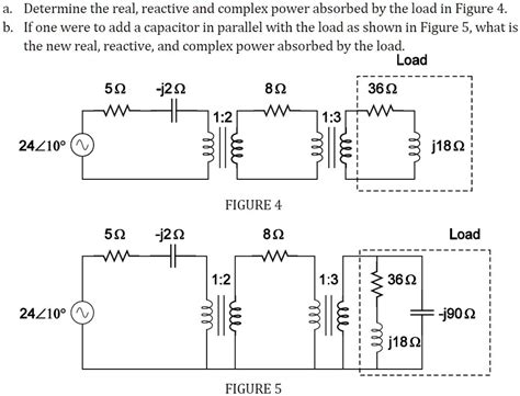solved a determine the real reactive and complex power absorbed by