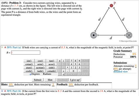 Solved 14 Problem 3 Consider Two Current Carrying Wir