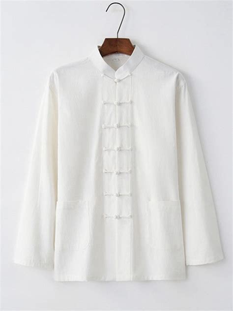 Chinese Style Tang Zhuang Mens Long Sleeved Jacket Hanfumodern