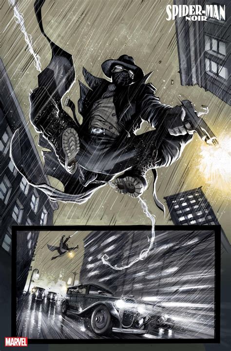 Spider Noir Comic Panel Noir Spiderman Comic