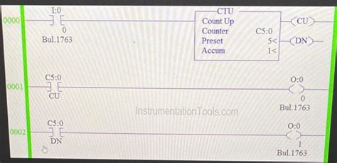 Solved Show LADDER LOGIC DIAGRAM For The Counters Below An Chegg Com