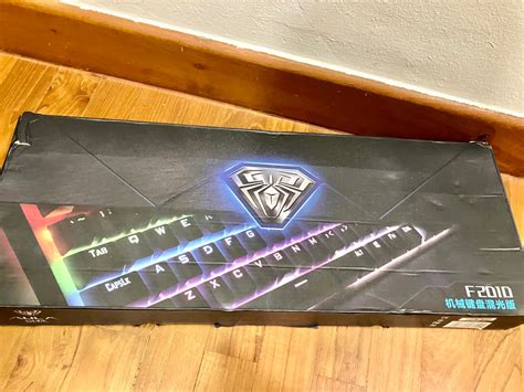 Aula Mechanical Keyboard Colorful Lights Computers Tech Parts Accessories Computer