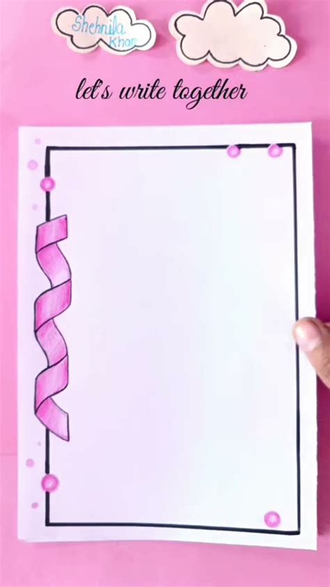 5 Simple Boder Designs Assignmentfrontpageborderdesigns Coverpageborders Art Shortsfeed