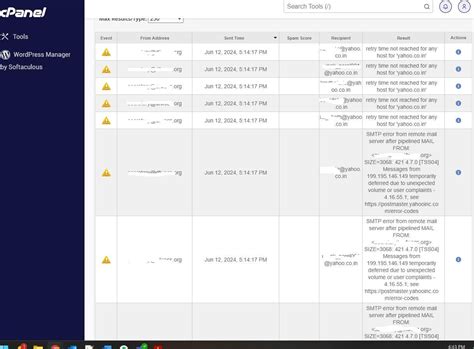 emails getting deferred even after updating dkim r cpanel