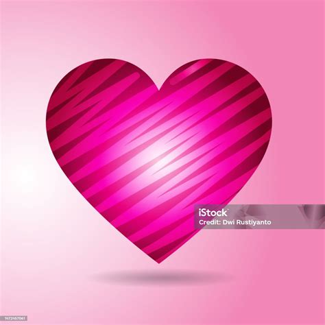 현실적인 3d 디자인 아이콘 심장 기호 사랑 3차원 형태에 대한 스톡 벡터 아트 및 기타 이미지 3차원 형태 갈색 귀여운 Istock