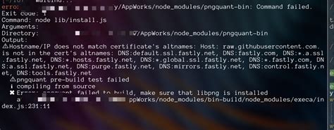 setup environment 异常 Issue apptools lab AppWorks GitHub