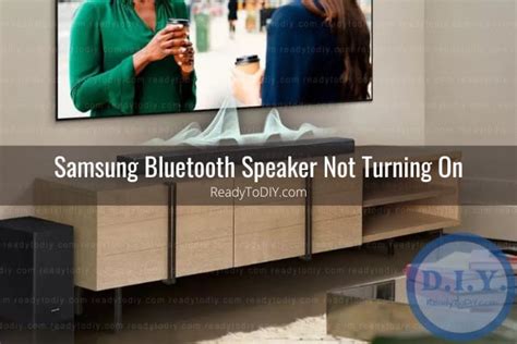 Samsung Bluetooth Speaker Not Working How To Fix Reset Ready To Diy