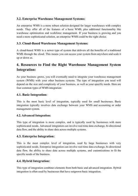 Warehouse Management System Integration Types Shantaram Chopade Page 3 Flip Pdf Online
