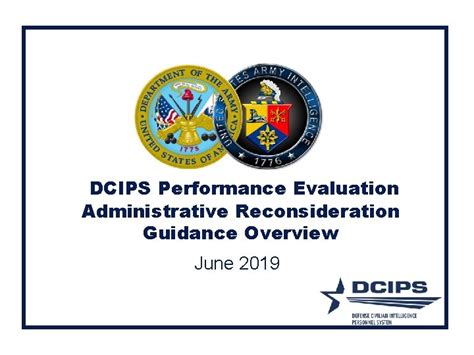 Dcips Performance Evaluation Administrative Reconsideration Guidance Overview June