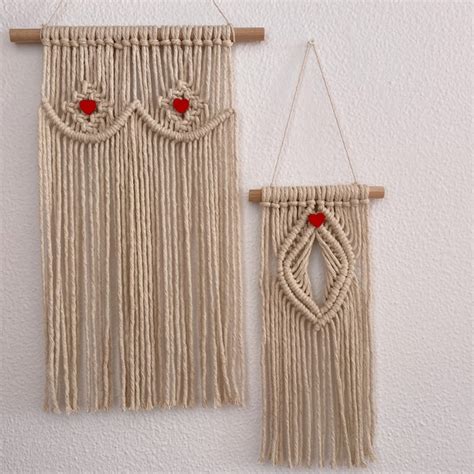 Macrame Wall Hanging Boob Etsy