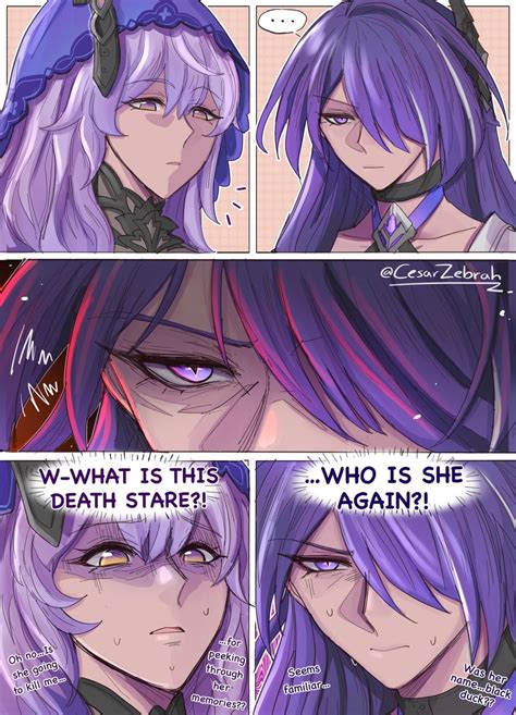 Acheron And Black Swan Honkai And More Drawn By Cesar Zebrah Danbooru