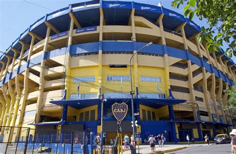 The Stadium La Bombonera In La Boca Buenos Aires Argentina Editorial Image Image Of America