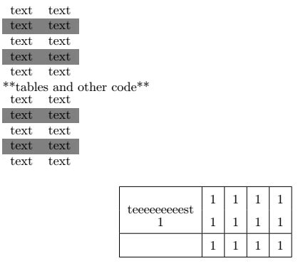 Multirow Reset Rowcolors Of Table TeX LaTeX Stack Exchange