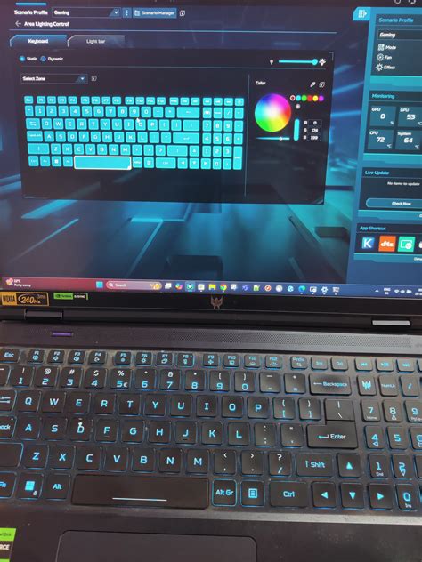 Predator Helios 16 Ph16 71 Keyboard Light Not Working Acer Community